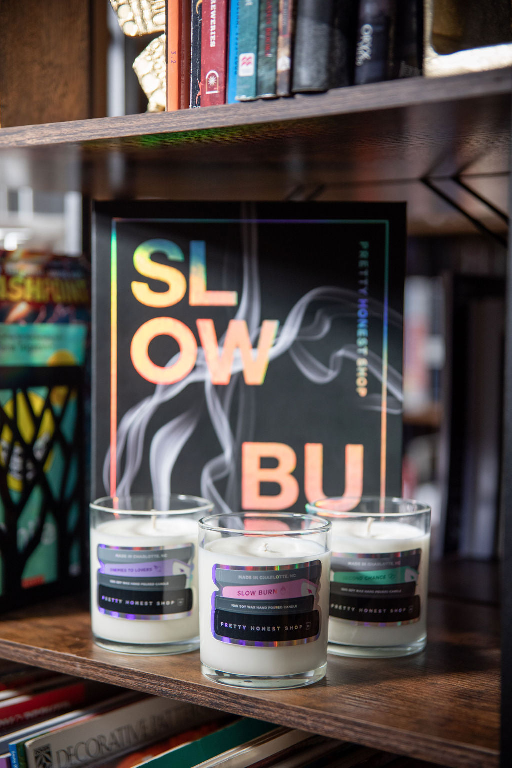 Slow Burn Book Candle Collection – Pretty Honest Candles